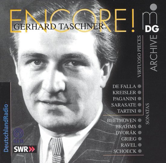 Gerhard Taschner - Encore! Violin Sonatas & Virtuoso Pieces (4 CD ...