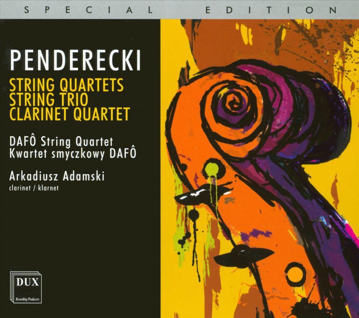 Penderecki: String Quartets, String Trio, ..., | CD (album) | Muziek | bol.