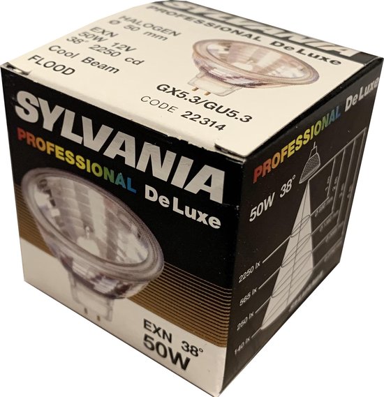 Sylvania Superia 50 - 50Watt Reflector GU5.3 MR16 spot | bol.com