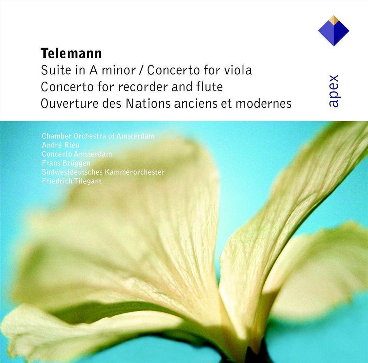 Telemann: Overtures & Concertos / Bruggen, Vester, Leonhardt et al ...