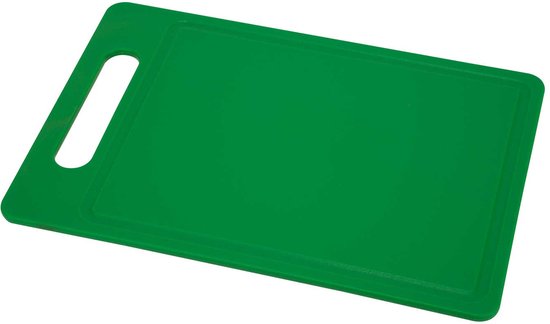 Cutting Board Green 38x26xh,75cm Rectangular Pp | bol