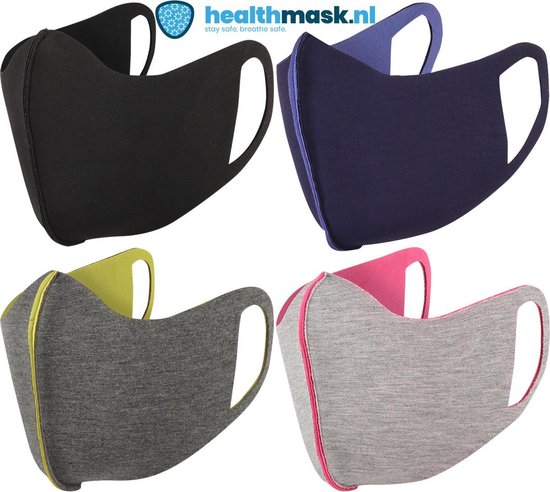 Originele Healthmask® Familie Pakket 4 Volwassen / Tiener Wasbare ...