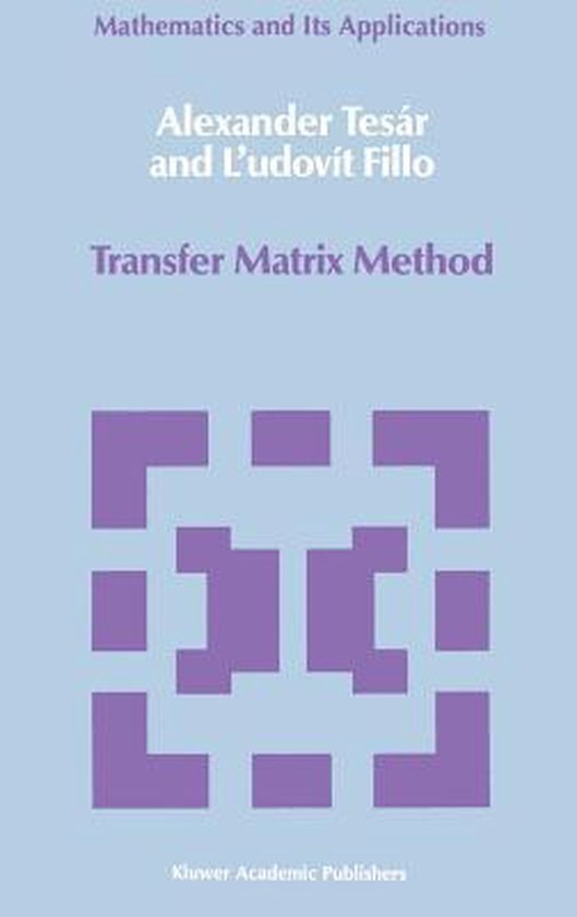Mathematics and its Applications- Transfer Matrix Method ...
