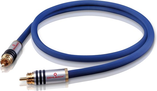 OEHLBACH XXL Series 7 MK II audio kabel 1 m RCA Blauw | bol