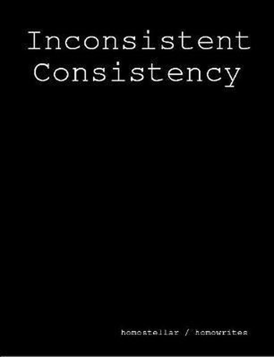 Inconsistent Consistency, Anay Ocon | 9780359615223 | Boeken | bol.com