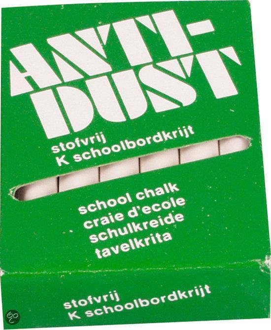 Wit schrijfkrijt doosje 12 stuks | bol