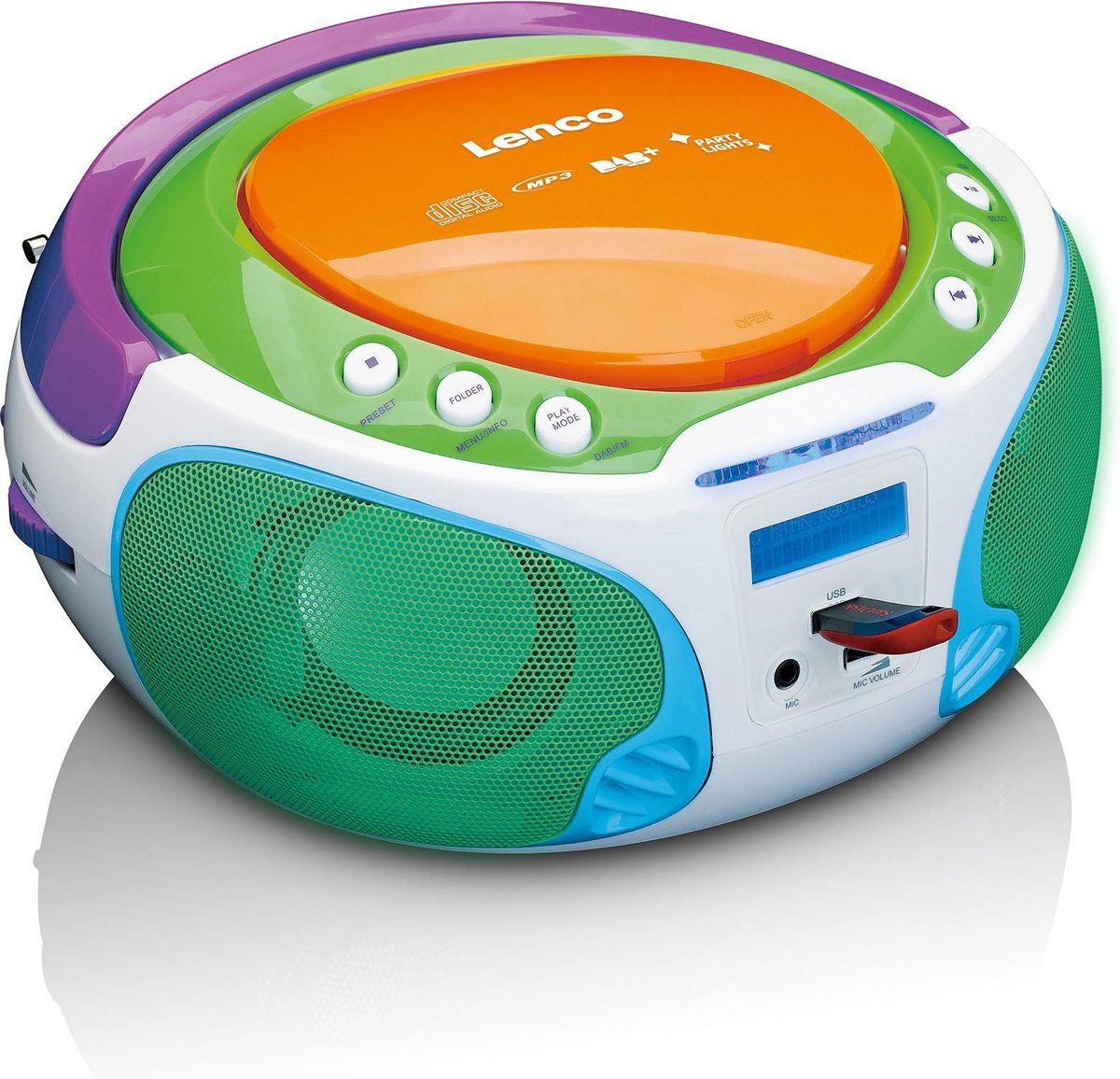 Lenco SCD-651 - Draagbare Radio/CD-speler - Kids | bol.com