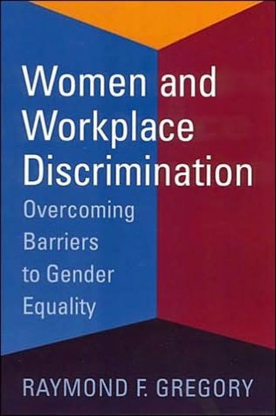 Women and Workplace Discrimination, Raymond F. Gregory | 9780813531373 ...