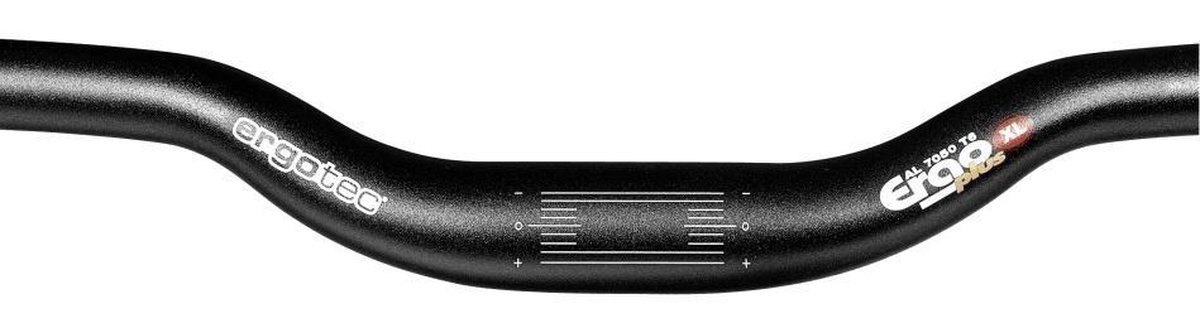 Ergotec Stuur ergo plus xxl 31,8 / 30 / 650mm zwart | bol.com