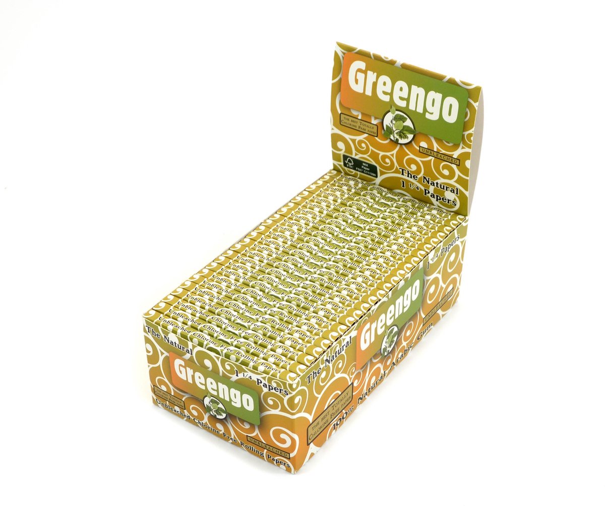 Greengo - Greengo 1 1/4 Small Rolling Papers. - Vloei- Doos 50 stuks ...