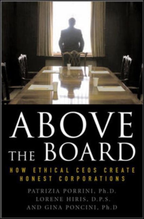 Above the Board, Patrizia Porrini | 9780071496315 | Boeken | bol.com