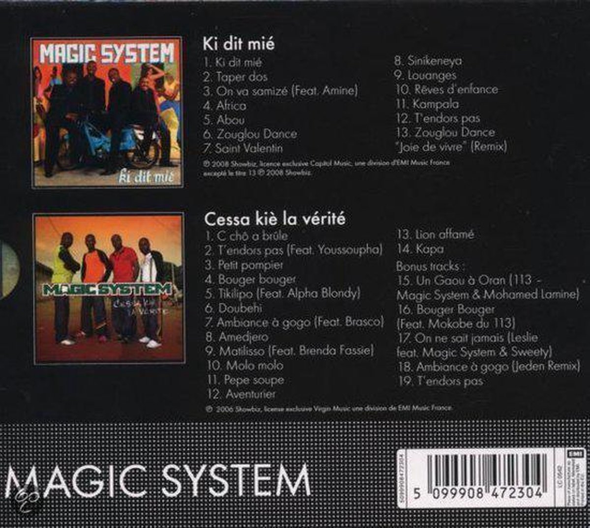 Magic System - Coffret 2Cd Ki Di Mie / Cessa, Magic System | CD (album ...