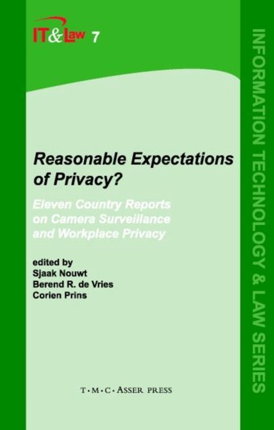 Reasonable Expectations of Privacy | 9789067041980 | Boeken | bol