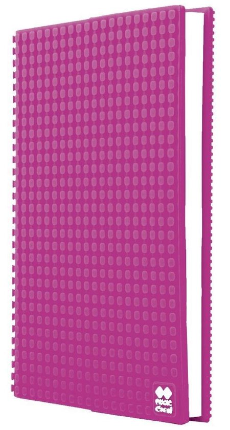 Pixie Crew Dagboek Met Siliconen Paneel A5 Roze | bol