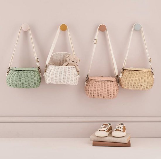 Mini Chari - mandje - Rose - Olli Ella | bol.com