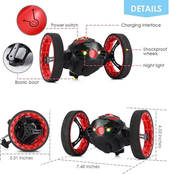 Jumping sumo bounce car | bol.com