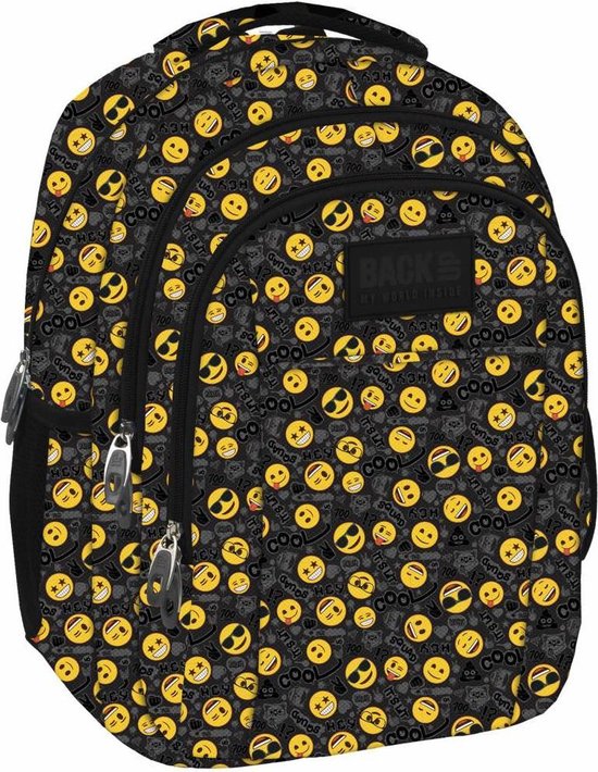 Back Up Emoji - Rugzak - 42 x 30 x 20 cm - Multi | bol.com