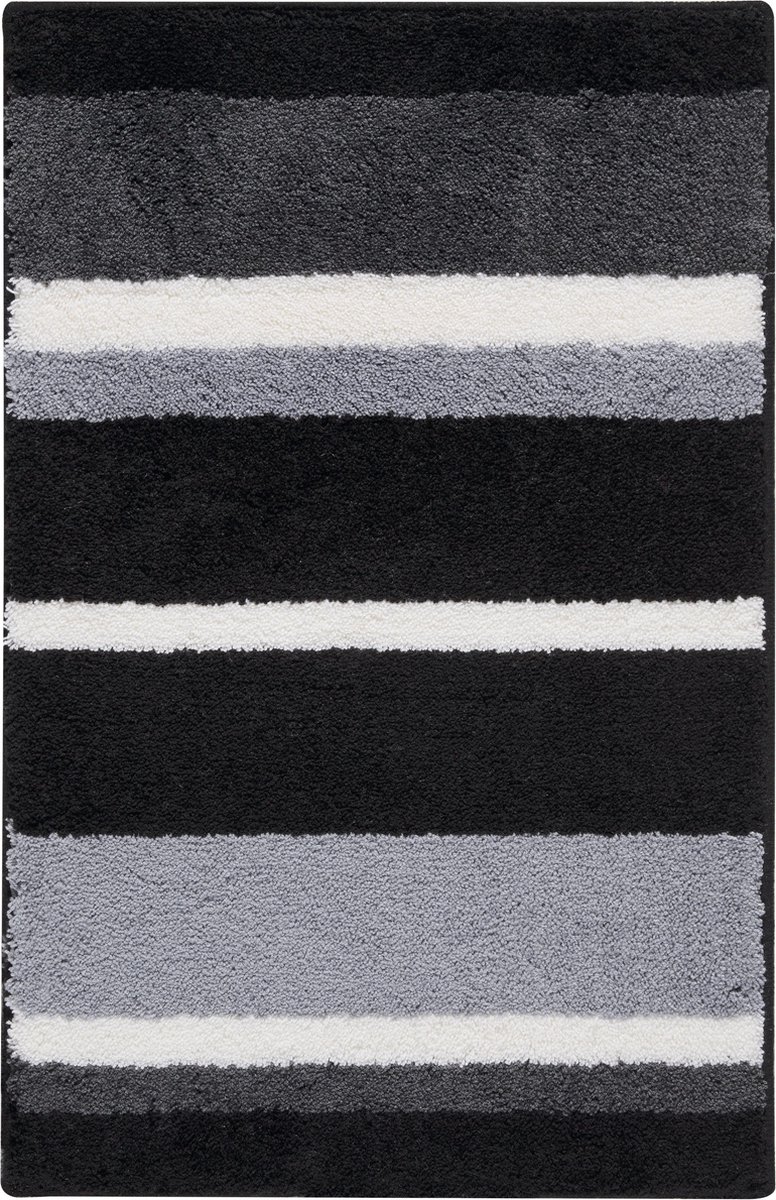 Nova - Badmat - Zwart - 60 x 100 cm | bol.com
