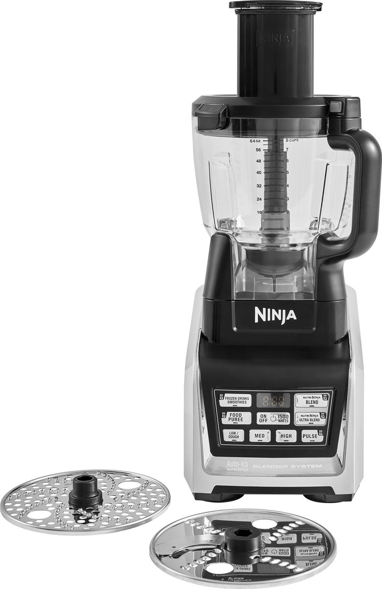 Ninja BL682 - Nutri Ninja Auto IQ Keukenmachine - 1500 Watt - Zwart ...