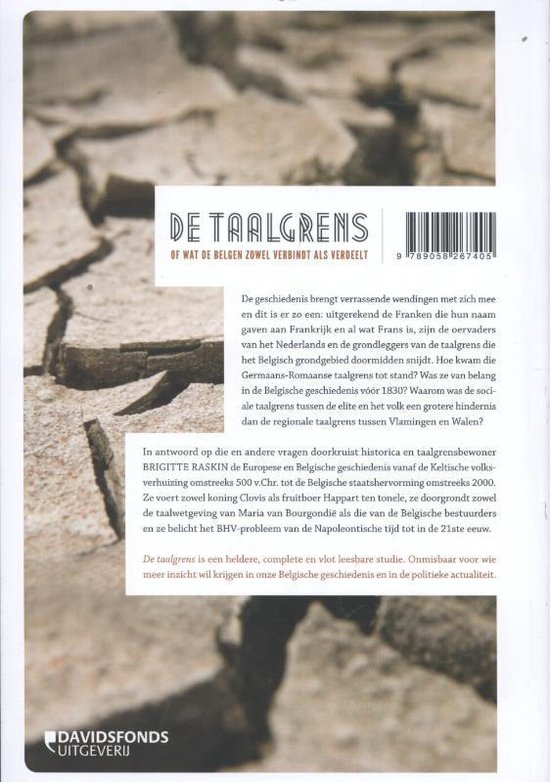 De taalgrens, Brigitte Raskin | 9789058267405 | Boeken | bol