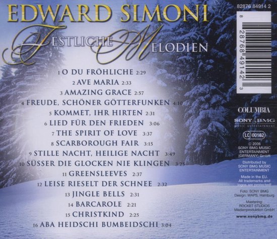 Festliche Melodien, Edward Simoni | CD (album) | Muziek | bol