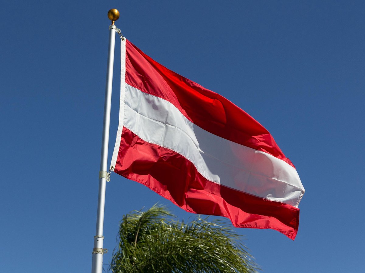 Oostenrijk Vlag Polyester 90x150cm | bol