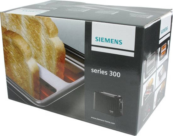 Siemens TT3A0103 Broodrooster - Zwart | bol.com