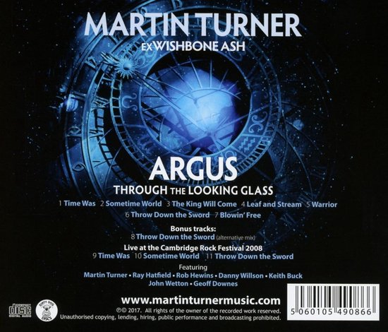 Argus Through The.. - Turner Martin, Martin Turner | CD (album ...