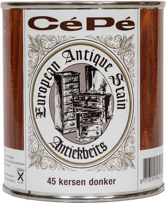CéPé Classic Kleurbeits - 1 liter - Kersen Donker | bol