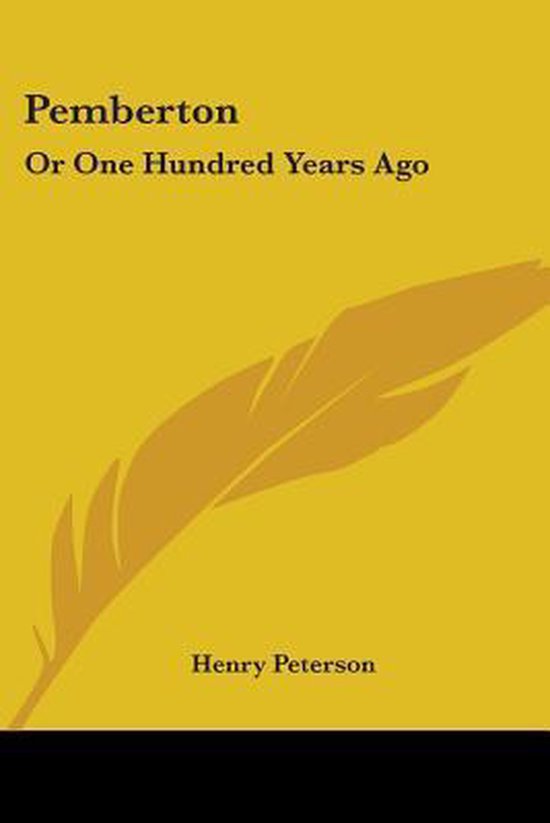 Pemberton, Henry Peterson | 9780548459775 | Boeken | bol