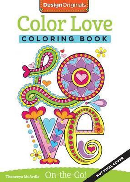 Color Love Coloring Book, Thaneeya Mcardle | 9781497200357 | Boeken ...
