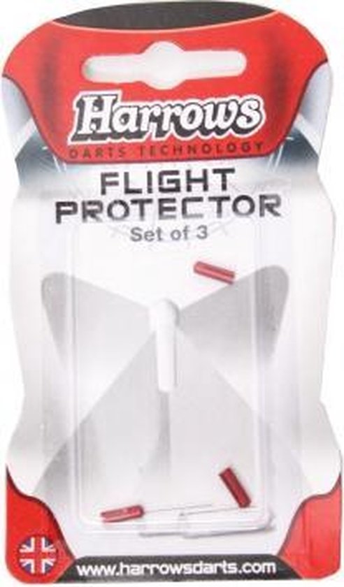 Harrows darts Flight protector aluminium per 3 stuks rood | bol.com
