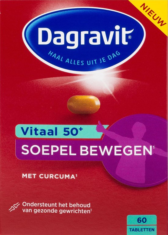 Dagravit Vital 50+ Smooth Movement - 60 comprimés | bol.com