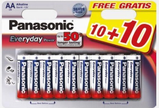 Panasonic LR6EPS/20BW household battery Single-use battery AA 1,5 V ...