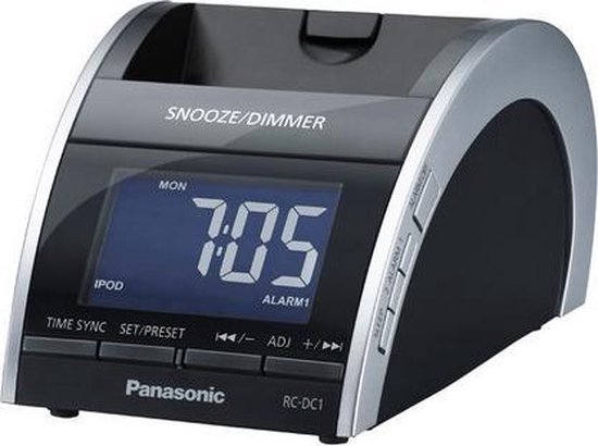 Panasonic RC-DC1 radio Klok Digitaal Zwart | bol