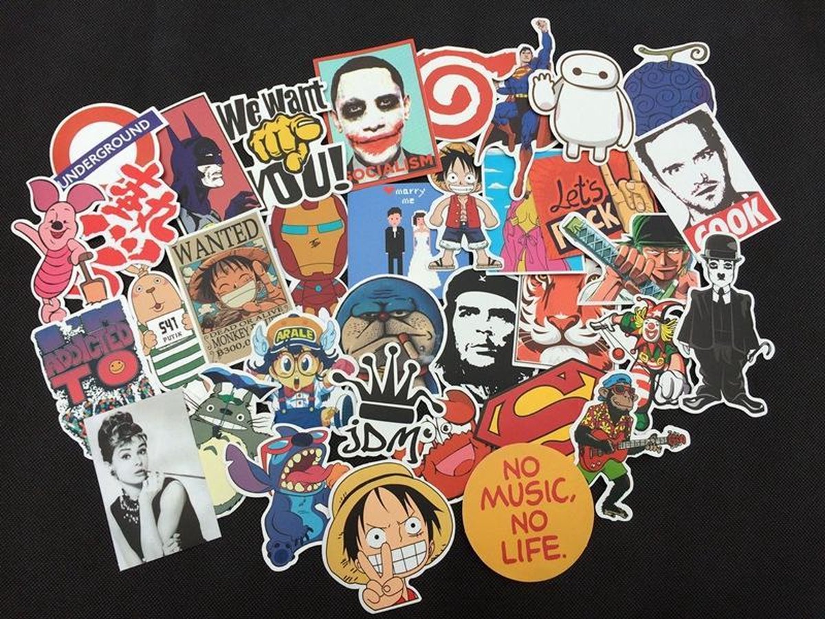 Stickers Waterproof Voor Laptop - Papier - Knutselen - Macbook - Auto ...