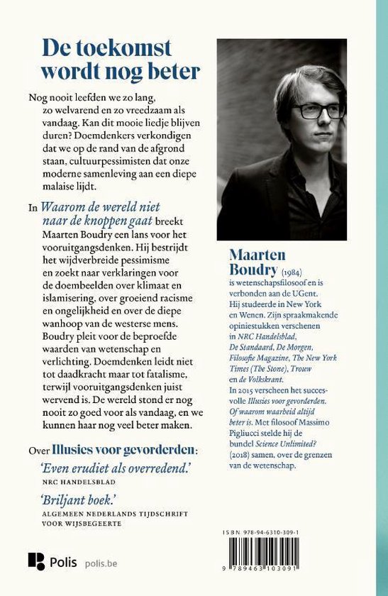 Waarom de wereld niet naar de knoppen gaat, Maarten Boudry ...