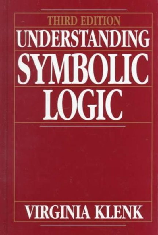 Understanding Symbolic Logic, Virginia Klenk | 9780130607676 | Boeken | bol