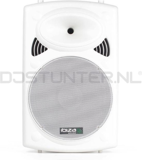 Ibiza Sound PORT12VHF-BT-WH MOBIELE BLUETOOTH PA LUIDSPREKER BOX ACCU ...