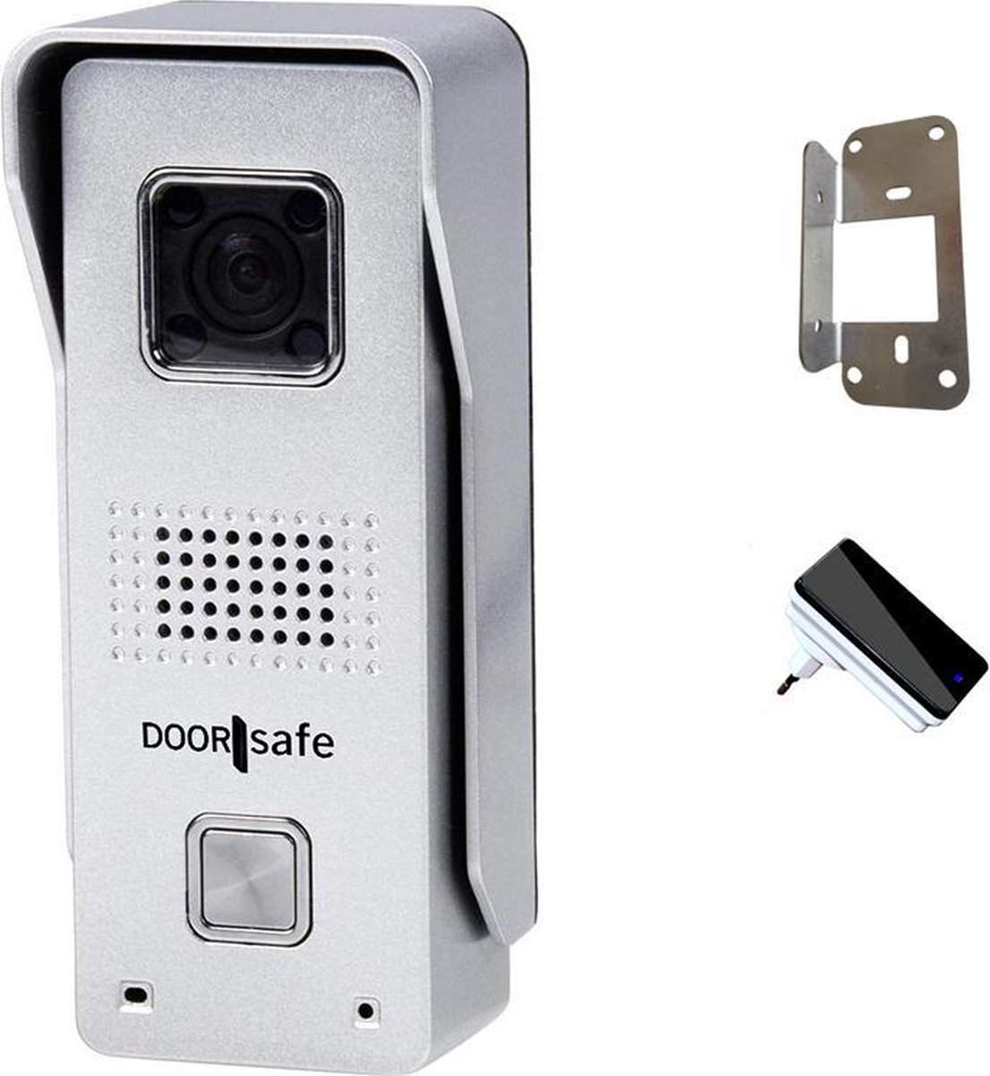 Internet deurbel met camera, gratis opslag in app, op SD, of zelfs NAS ...