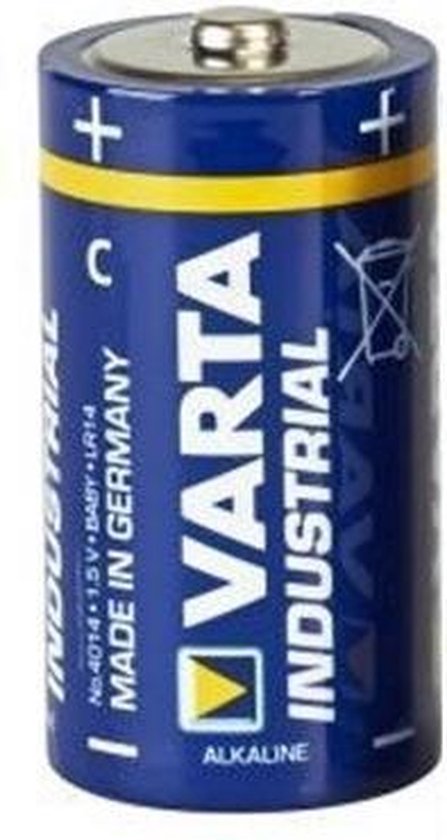 bol.com | Varta Industrial LR14 C alkaline batterij 7800mAh - 100 stuks