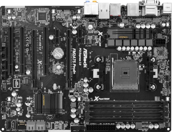 Asrock FM2A75 Pro4+ AMD A75 FCH Socket FM2+ ATX | bol.com