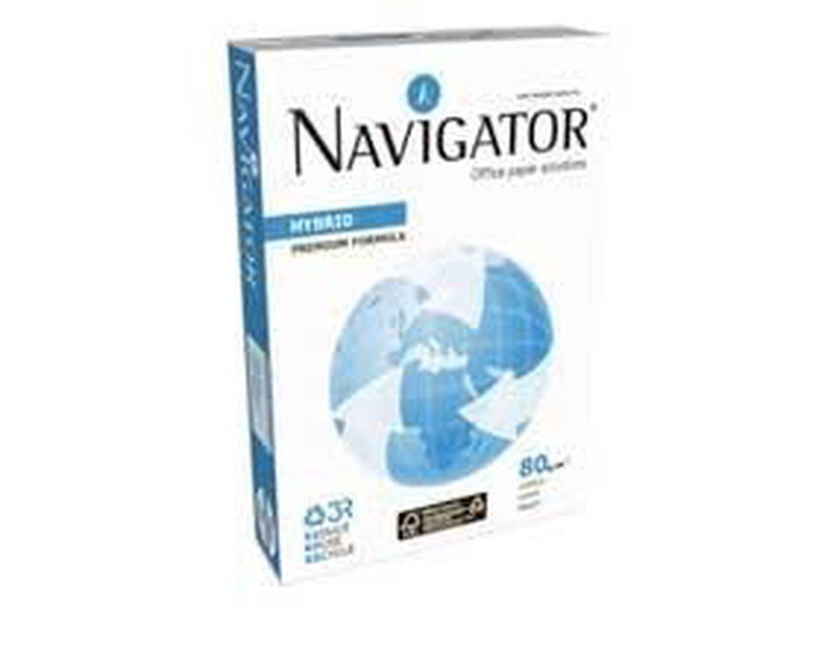 Navigator Hybrid Papier, A4, 80 g/m², Wit (doos 5 x 500 vel) | bol.com