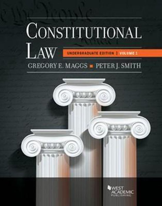 Higher Education Coursebook- Constitutional Law | 9781683288978 | Gregory E. Maggs |... | bol