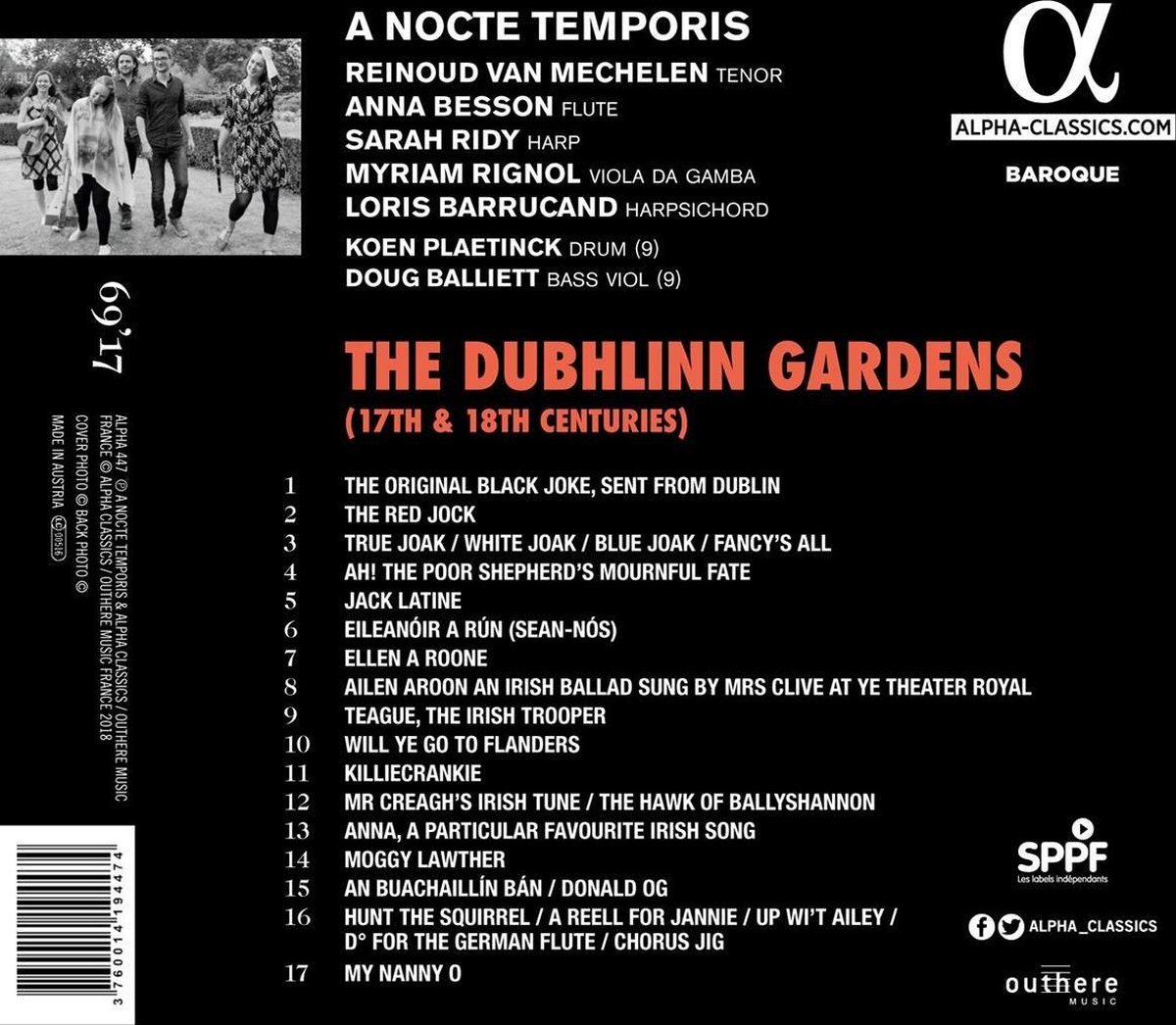 Anna Besson - Reinoud Van Mechelen - A Nocte Tempo - The Dubhlinn ...