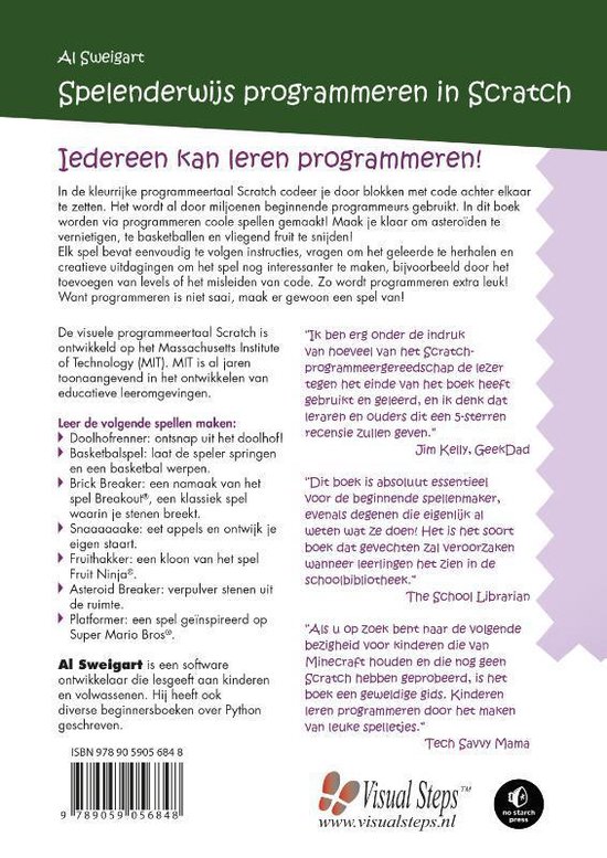 Spelenderwijs programmeren in Scratch, Al Sweigart | 9789059056848 ...