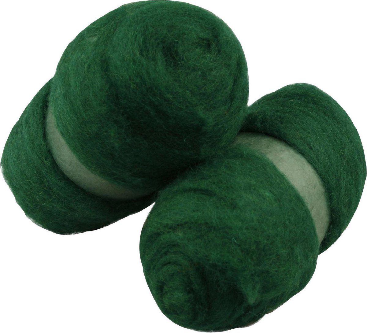 Gekaarde wol, groen, 2x100 gr | bol.com