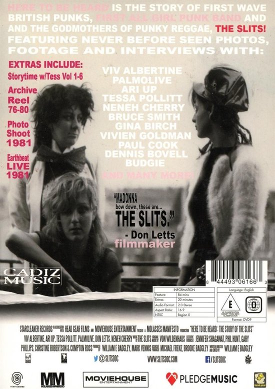 Here To Be Heard: The Story Of The Slits (Deluxe Edition), Slits ...