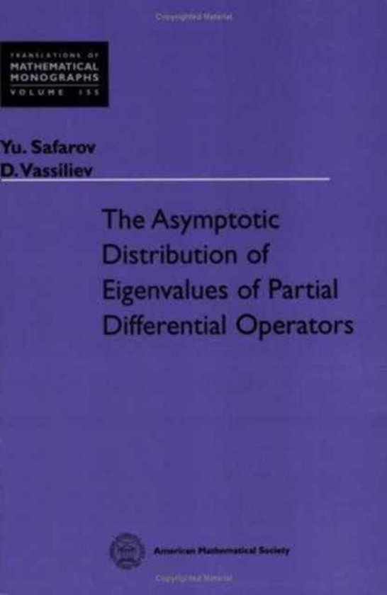 Asymptotic Distribution of Eigenvalues of Partial Differential Operators |... | bol.com