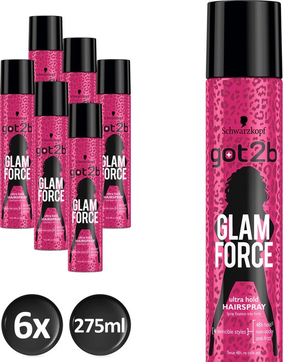 Got2B GlamForce Hairspray x6 | bol.com